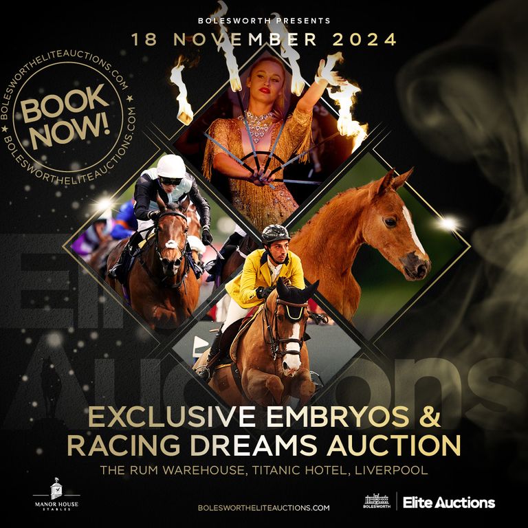 Live Stream - Bolesworth Elite Auction - Exclusive Embryos & Racing ...