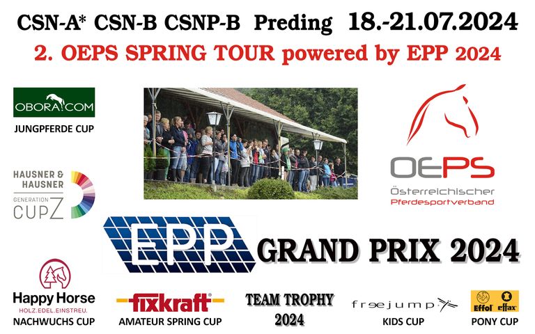 Live Stream - Preding - CSN-A* CSN-B - 2. OEPS SPRING TOUR 2024 powered by EPP - 2024 | Videos ...
